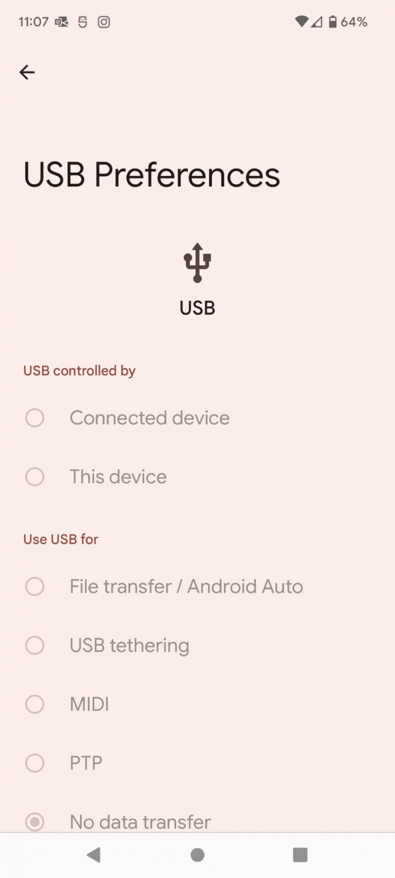 Problem transferring files with Google Pixel using USB cable