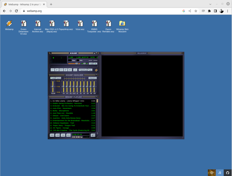 How to use Winamp on Linux Desktop - Geeker's Digest